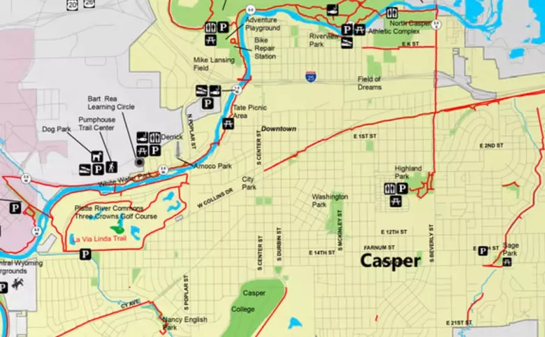 Casper Events Center Map