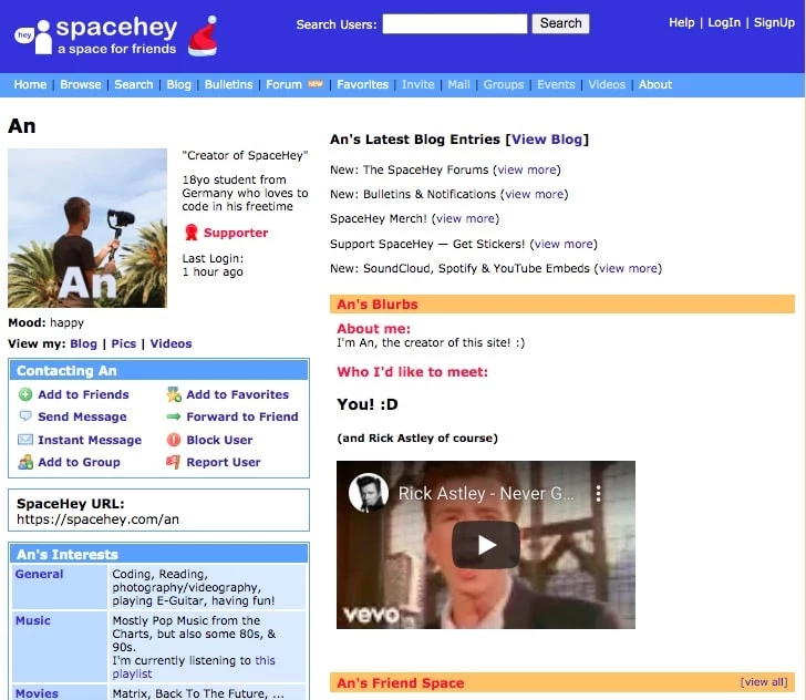 This new networking site has everything you miss about mid-2000s Myspace