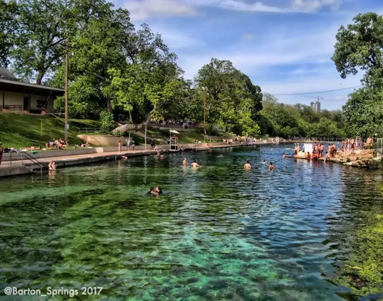 Barton Springs Pool Underwater