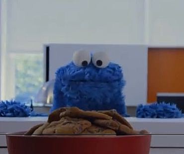 Cookie Monster Waiting Gif