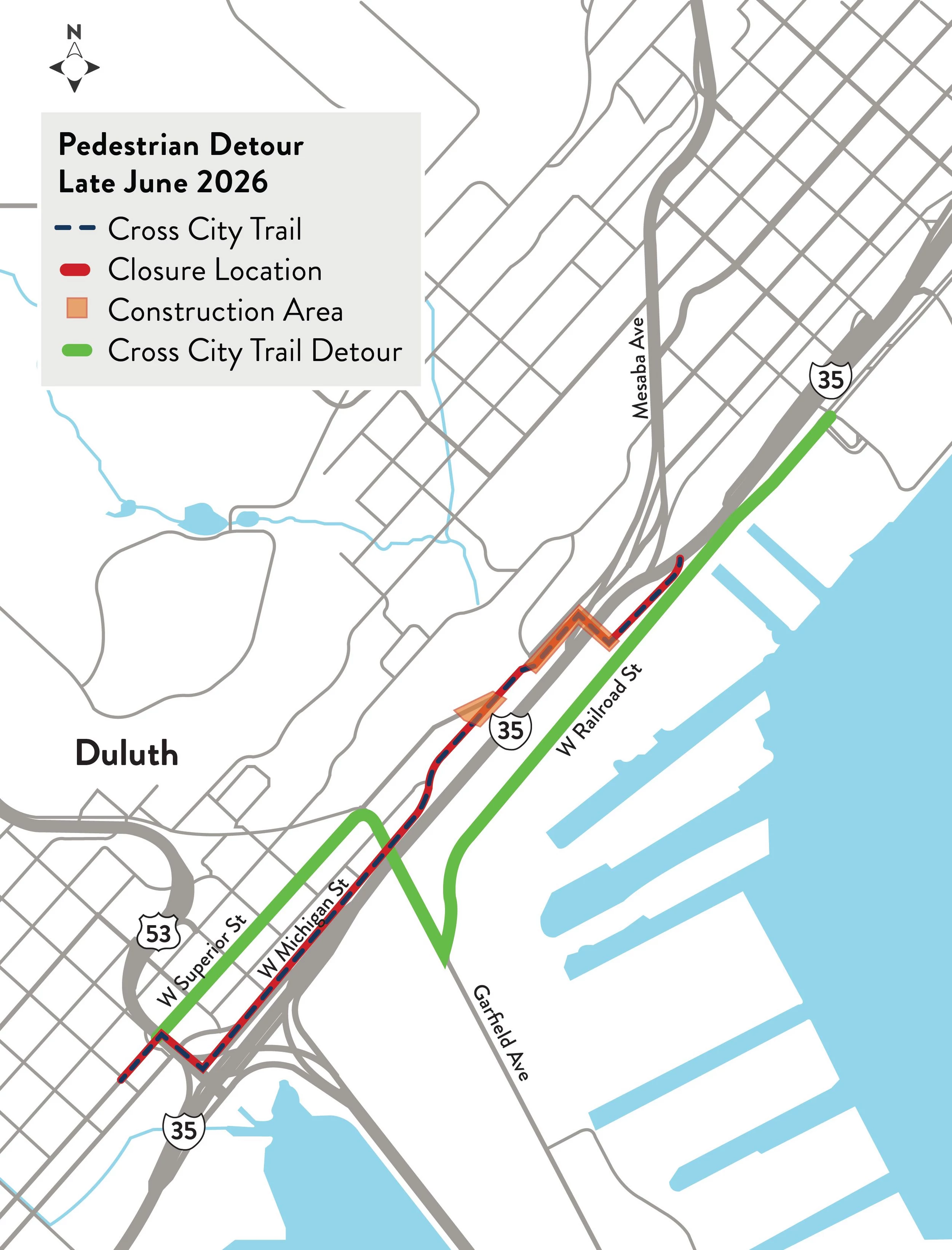 How The Reconstruction Of Mesaba Avenue Pedestrian Bridge In Duluth ...