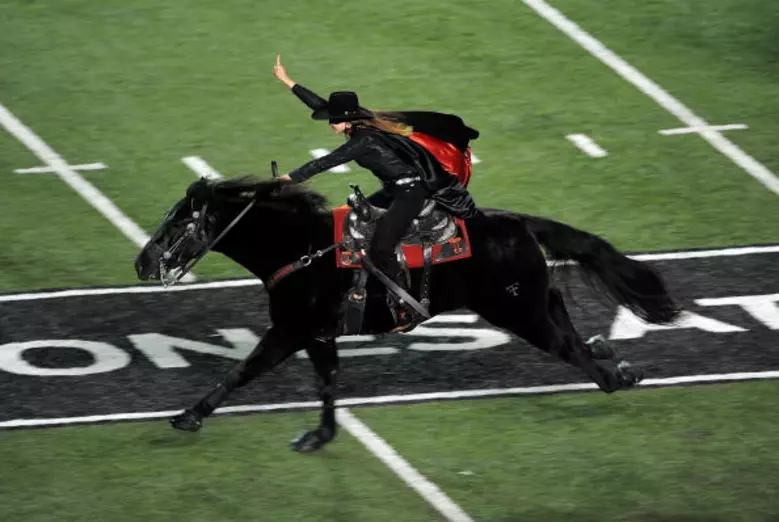 Texas Tech Horse Logo