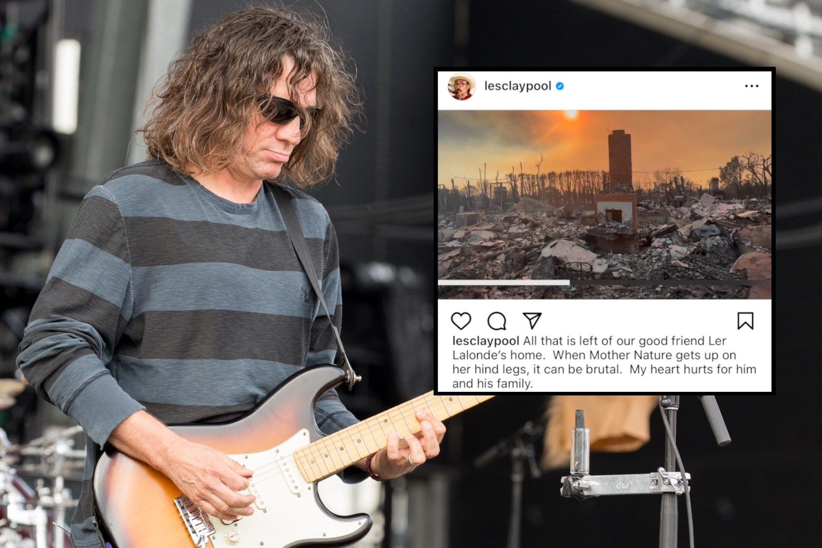 Primus Guitarist's Home Destroyed in Los Angeles Wildfire | Flipboard