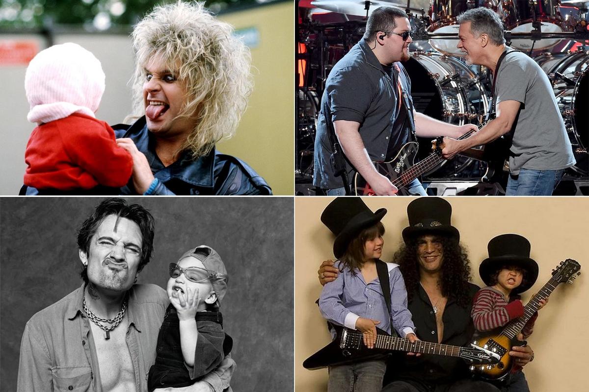 Rock Stars Being Dads: Photos of 43 Musicians With Their Kids