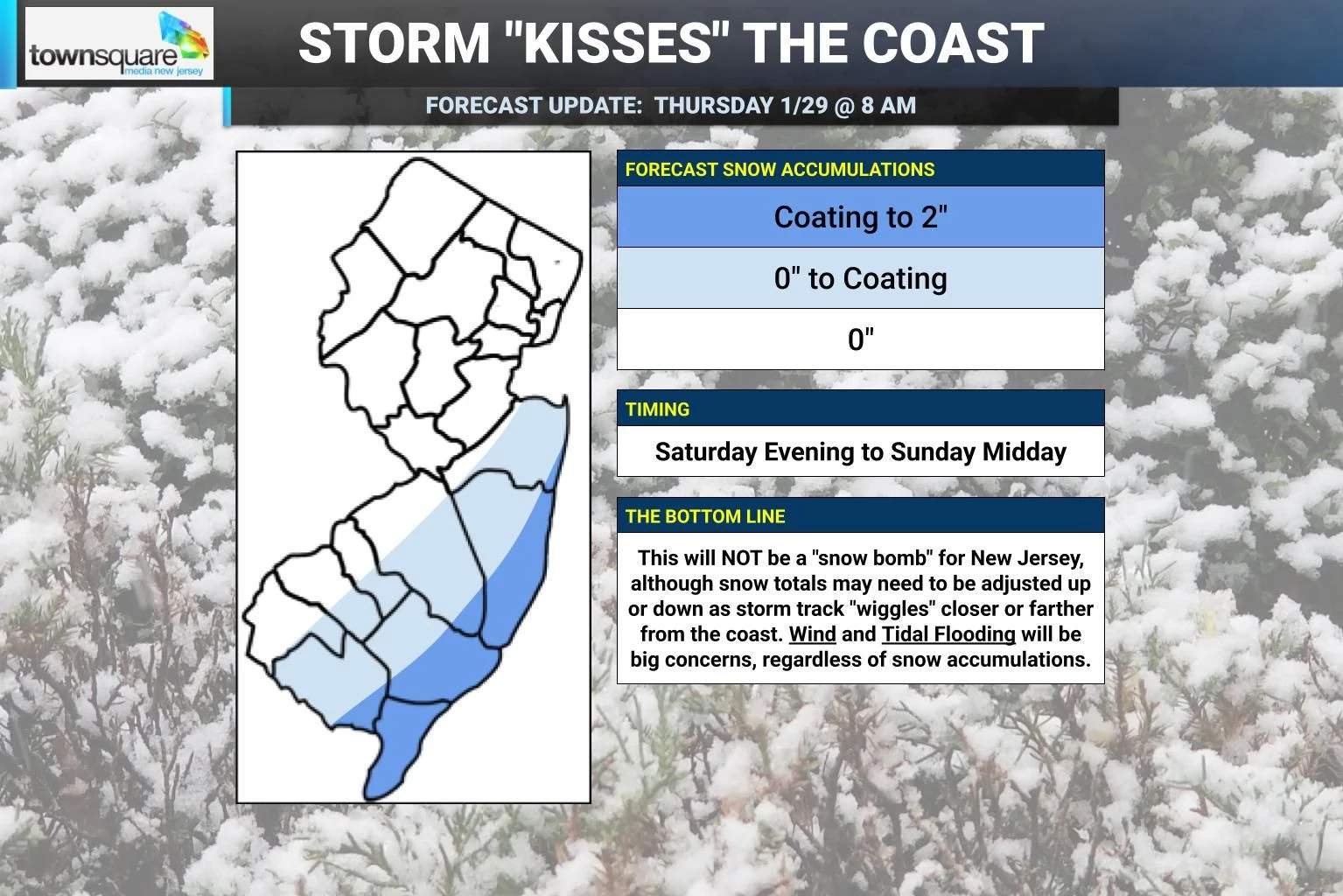 NJ weather: Cold air gets colder, weekend storm a glancing blow - NewsBreak