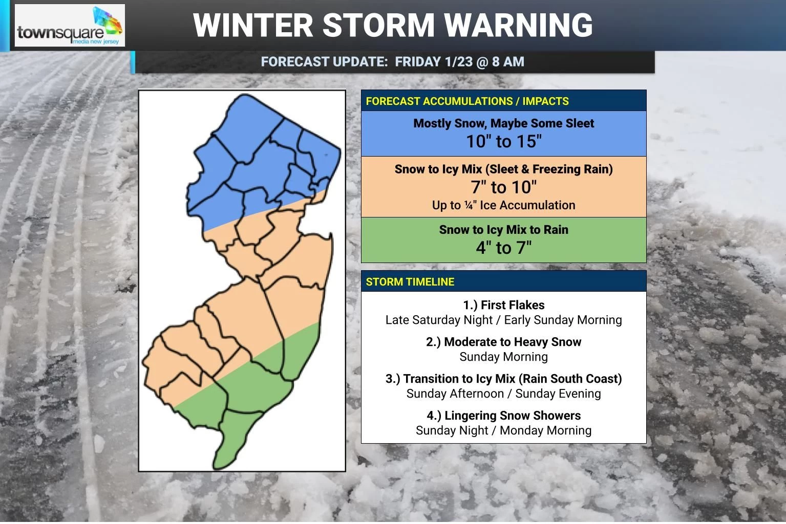 Weekend storm: Gov. Sherrill declares emergency - NewsBreak