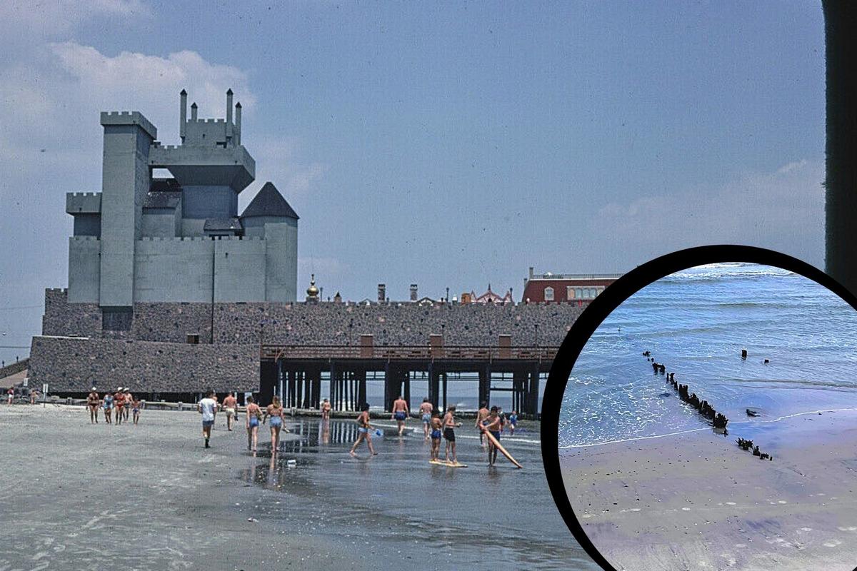 Gnarly Beach Erosion Exposes Remnants Of Old Brigantine Castle