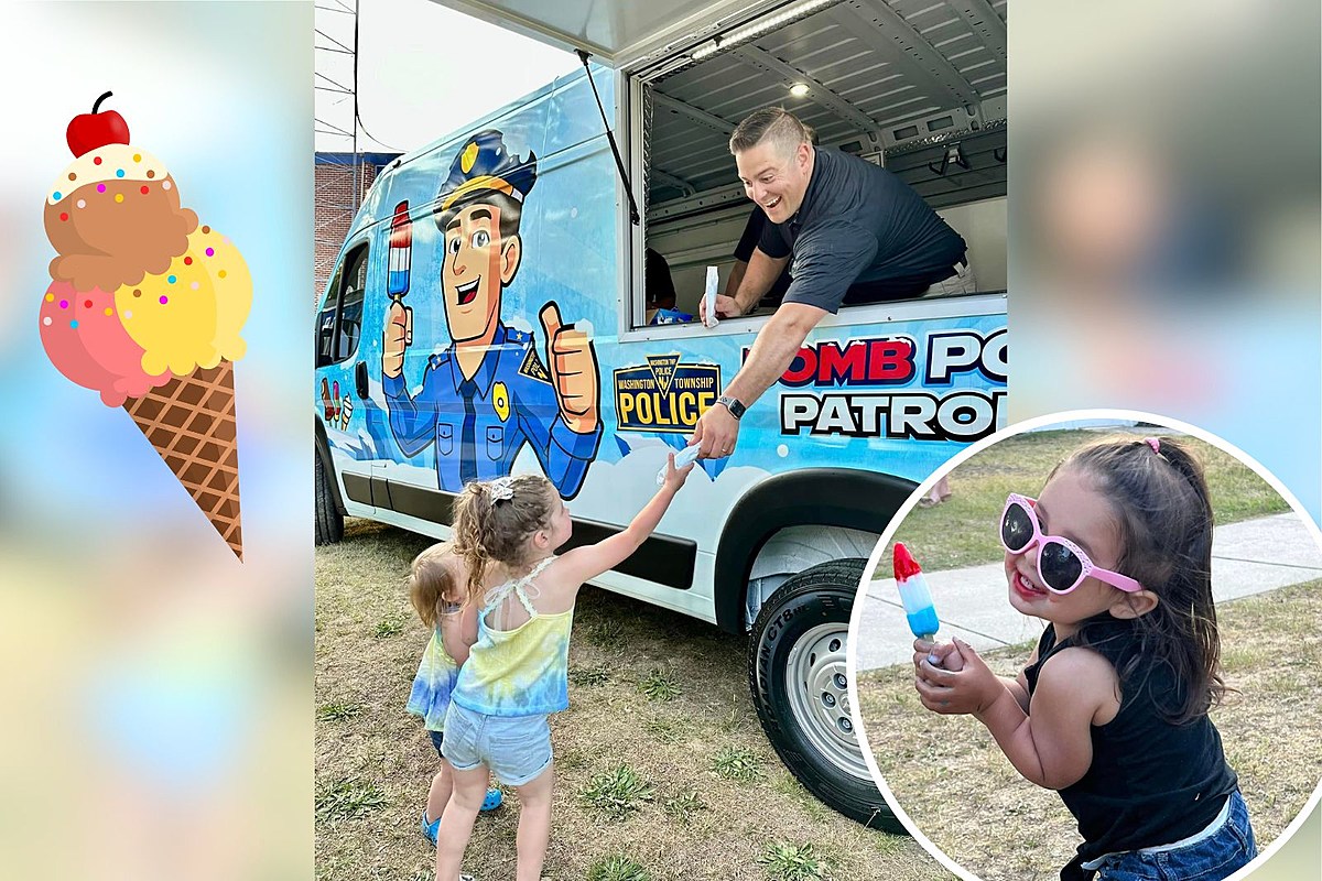 Washington Township, NJ Police Delivering Ice Cream to Community