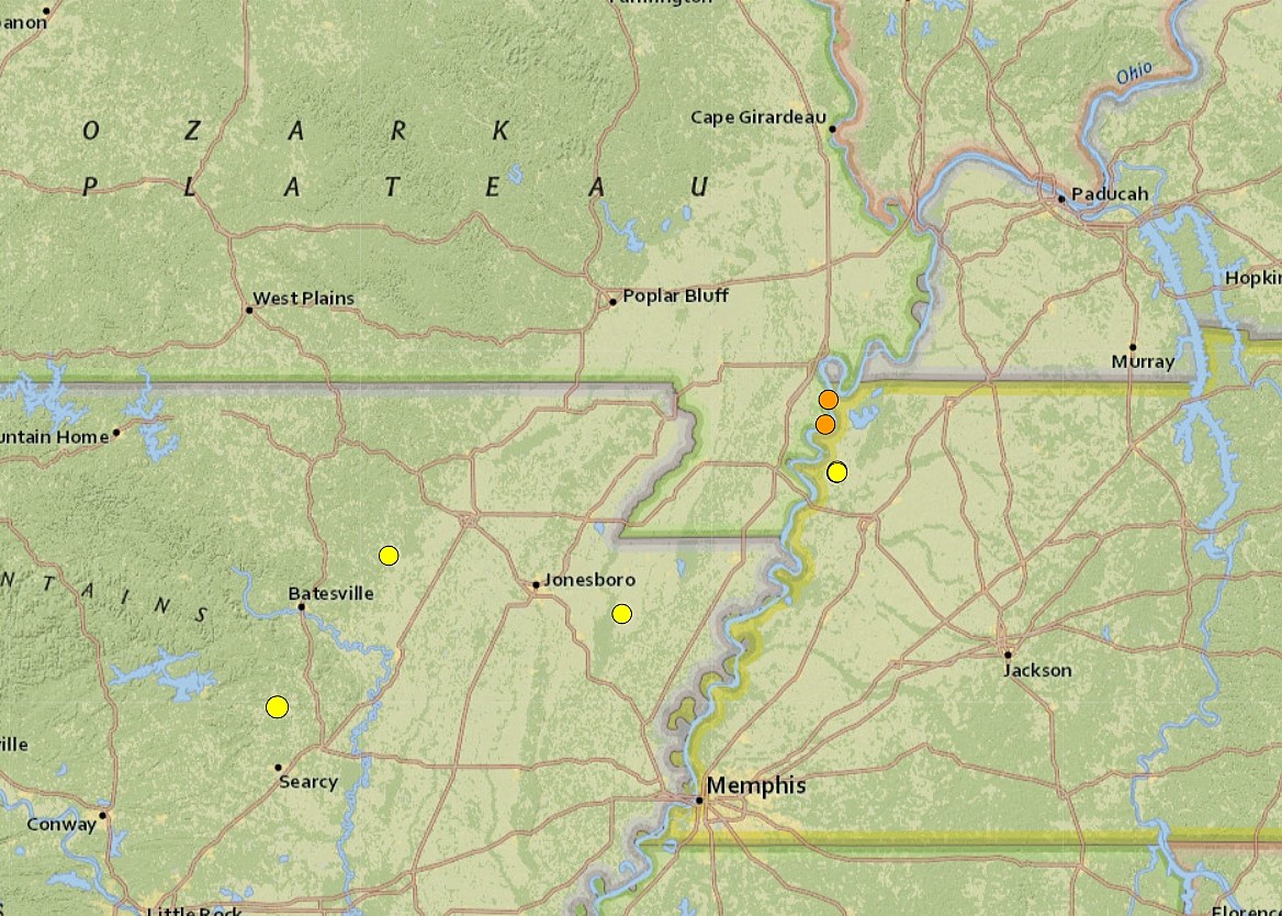 Mini-Swarm of 9 Quakes Have Shaken New Madrid Fault Last 7 Days