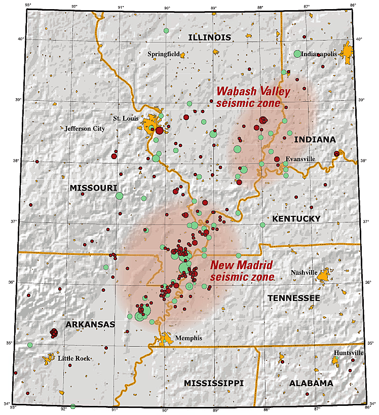 USGS Map Shows Why Illinois is Having Earthquakes in Weird Places