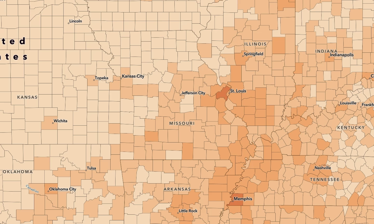 FEMA Just Shared Terrifying New Risk Maps for Missouri & Illinois