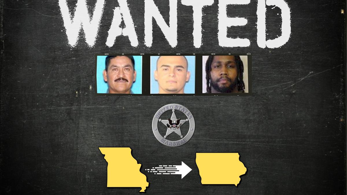 3 Fugitives Us Marshals Pursuing Over Missouri Border Into Iowa