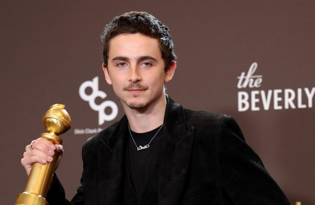 How Timothée Chalamet Thanked His Family at the Golden Globes