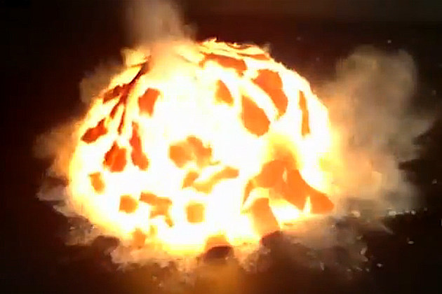 Sometimes it's the Simple Pleasures in Life - Watch an Orange Explode ...