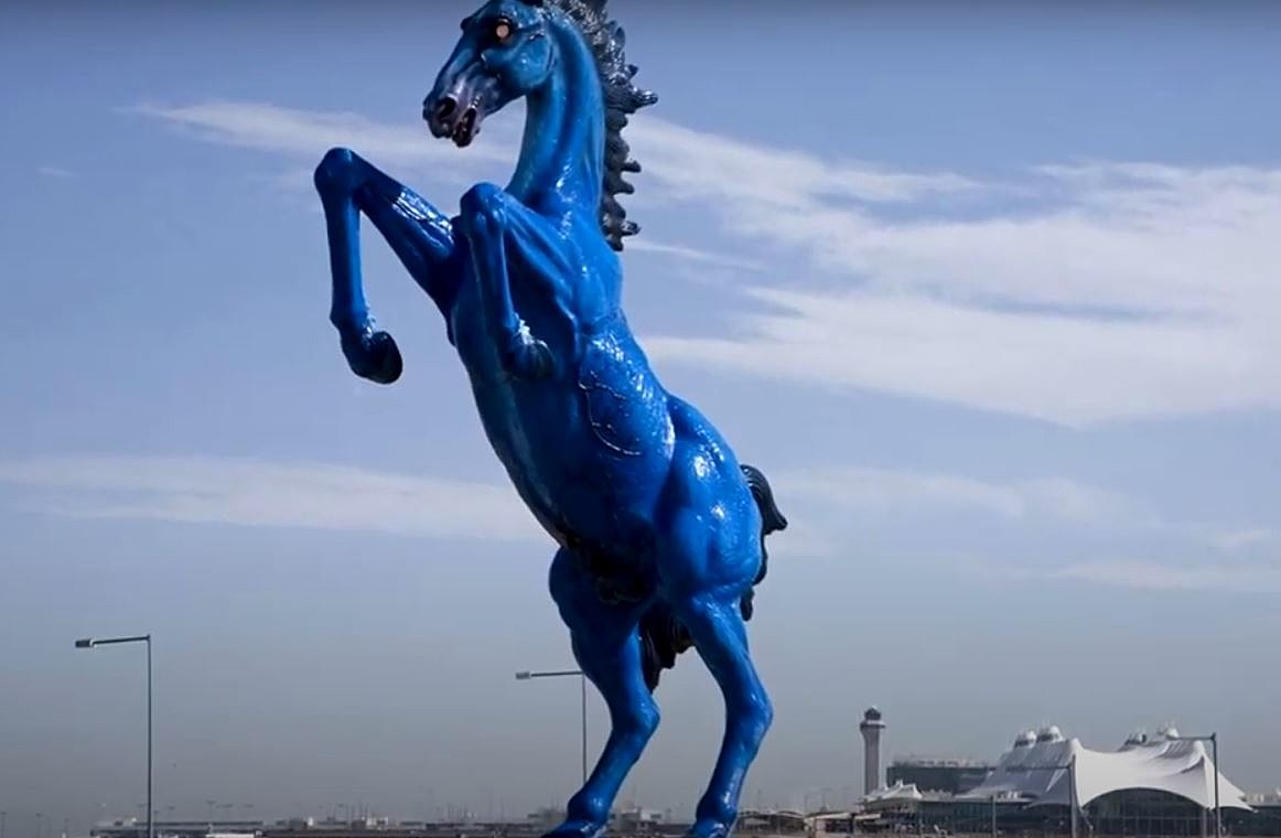 Everything You Need to Know About DIA'a Creepy 'Blucifer' Statue