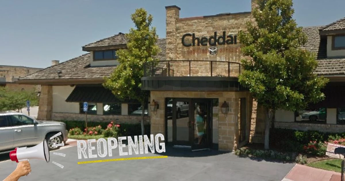 Back And Cheesy: Cheddar's Is Now Reopen in Harker Heights, Texas