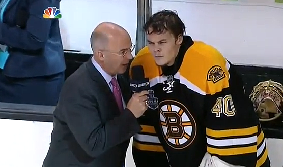 Watch: Bruins’ Goalie Tuukka Rask Swears During Post Game Interview ...