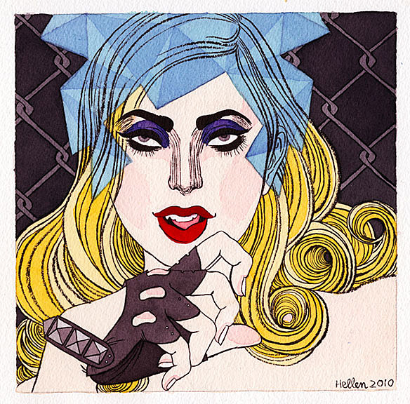 Hellen Jo Draws Pretty Ladies and Their Inhuman Companions