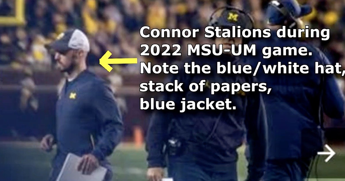A Down In The Life Of Michigan Football's Sign-Stealer-In-Chief