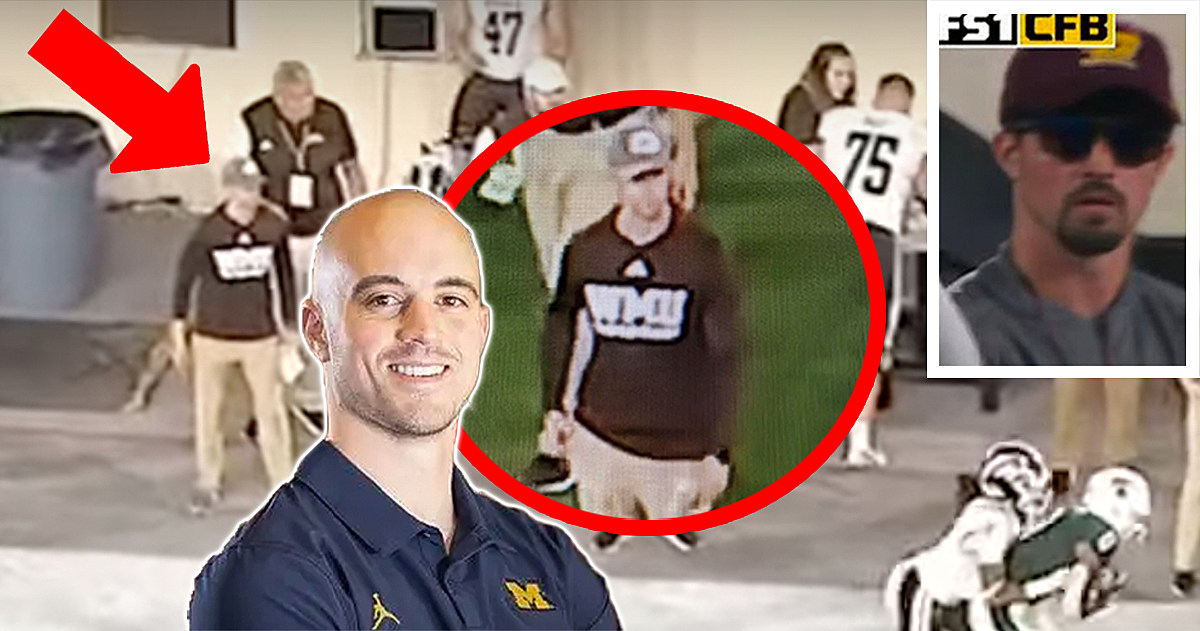 This Looks Like Connor Stalions On WMU Sideline At MSU in 2022