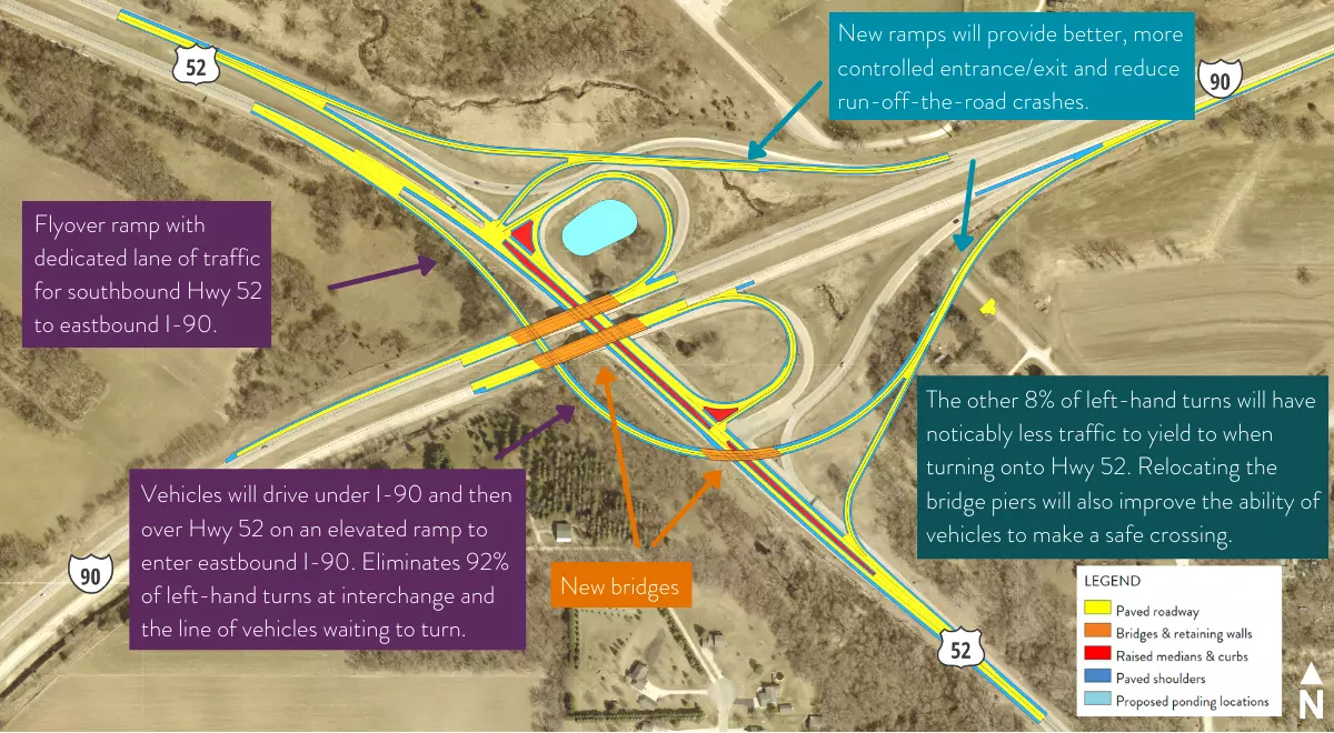 Wrong-Way Drivers Prompt New Detour in I-90/hwy. 52 Work Zone - NewsBreak