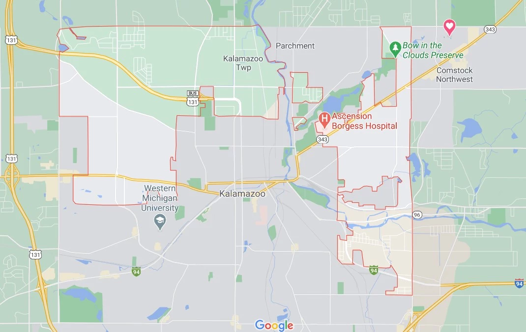 Kalamazoo City Limits Map City Of Kalamazoo Interactive Map New